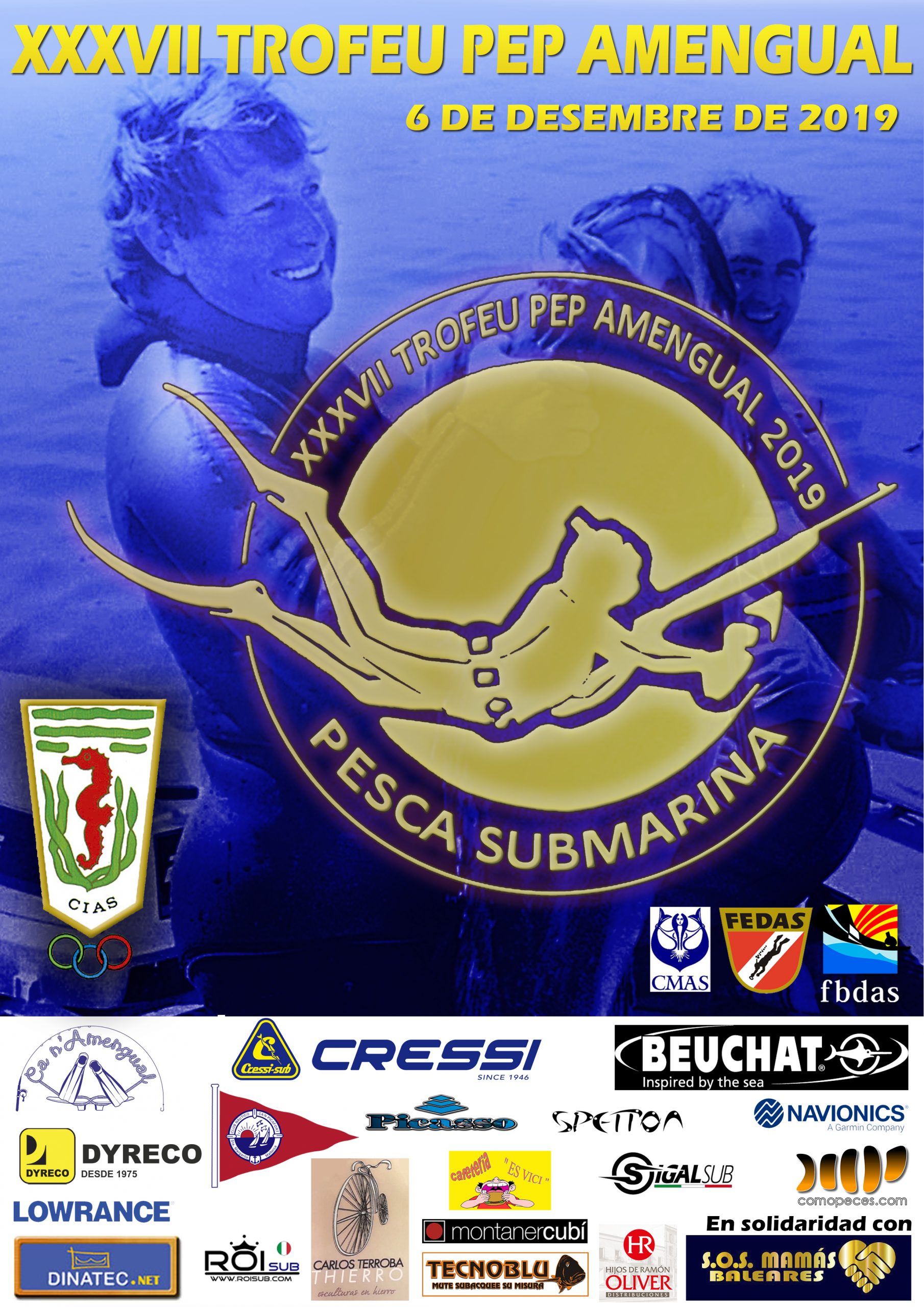 Pesca submarina, XXXVII TROFEU PEP AMENGUAL 2019 – fbdas